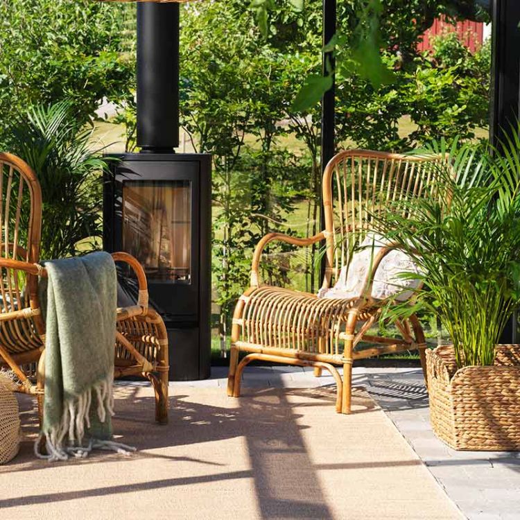 Vallda Øreklapstol Rattan Brafab Brafab | Køb dine udendørsmøbler hos ...