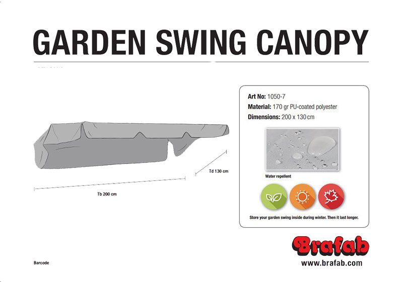 Olbia Hængesofa Tag Grå Brafab | Køb dine udendørsmøbler hos Hulténs