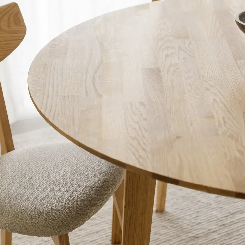 Rowico Home Filippa spisebord 120-165x120 cm eg | Køb fra Hulténs