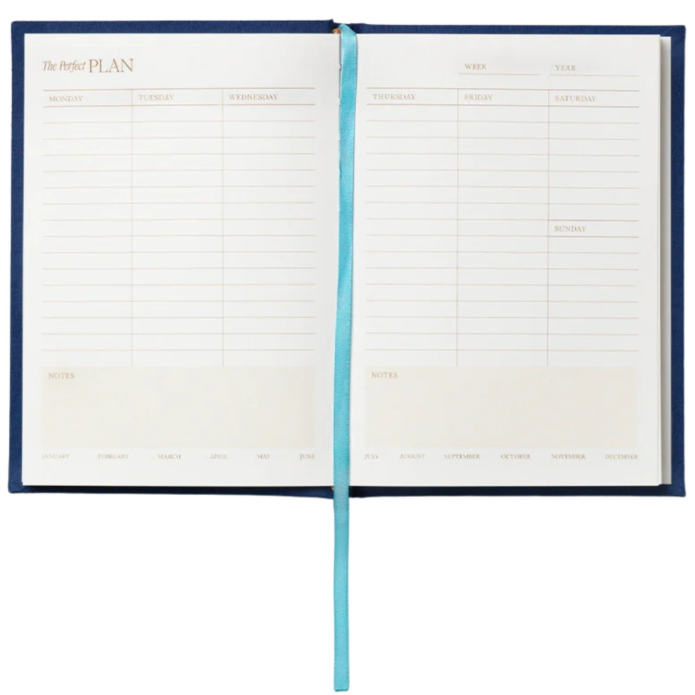 Printworks Weekly Planner - The Perfect Plan, Blue | Køb fra Hulténs
